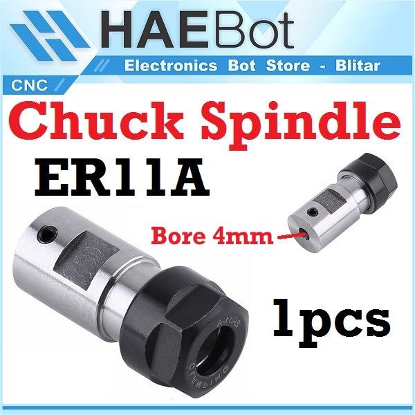 Jual [HAEBOT] Drill Chuck Spindle ER11 ER11A Bore Shaft 4 mm CNC DC ...