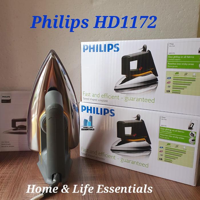 Jual Philips Setrika Hd1172 Dry Iron Classic 100% Original Strika ...
