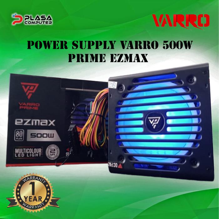 Jual Power Supply Varro 500W Prime Ezmax - PSU Aksesoris Komputer 500 ...