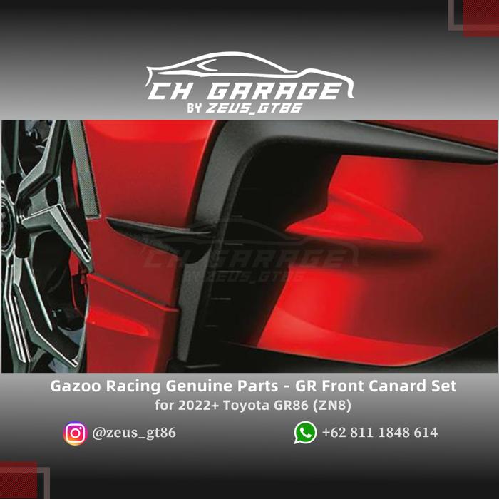 Jual Gazoo Racing Front Canards Set 2022+ Toyota GR86 GR 86 ZN8 Aero ...