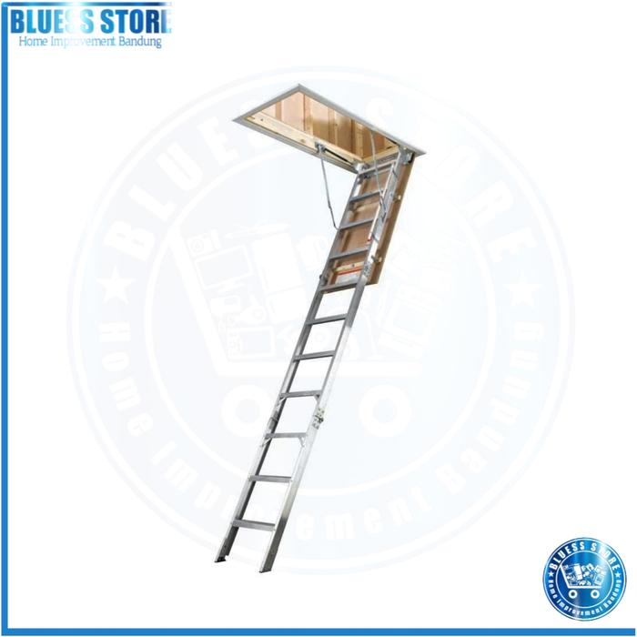 Promo Werner Tangga Loteng Atap Lipat Aluminium Ladder Attic Tangga ...
