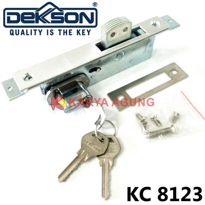 Jual Kunci Pintu Swing Aluminium DEKKSON KC 8123 / Door Lock Dekson ...