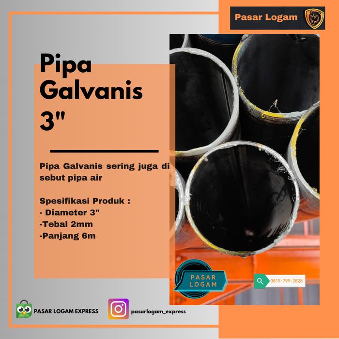 Jual Pipa Galvanis 3 inch - Kota Tangerang Selatan - PASAR LOGAM ...