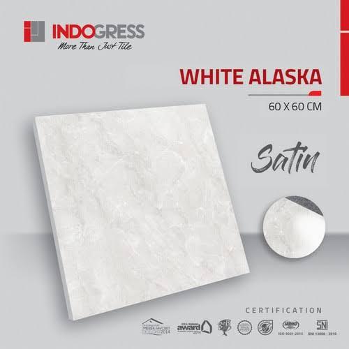 Jual Granit 60x60 Lantai/ Dinding Indogress White Alaska GlazedPolish ...