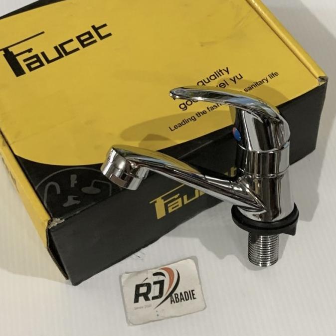 Jual Kran Keran Air Wastafel Cuci Tangan Up Down Besi Chrome CAB FAUCET ...