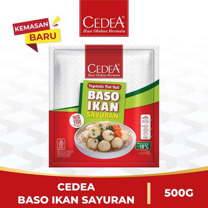 Jual CEDEA Baso Ikan Sayuran [500g]/Bakso Ikan Sayuran - Jakarta Pusat ...