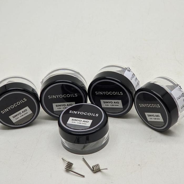 Jual Coil Prebuild Sinyo Aio 0.34-0.38 ohm Authentic By Sinyo Coil ...