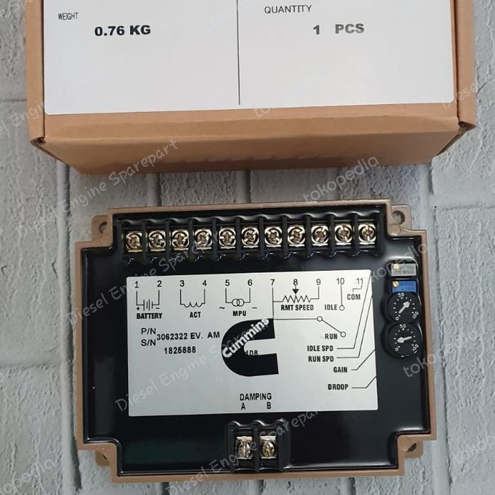 Jual 3062322 control governur/speed control/EFC cummins - Jakarta Pusat ...