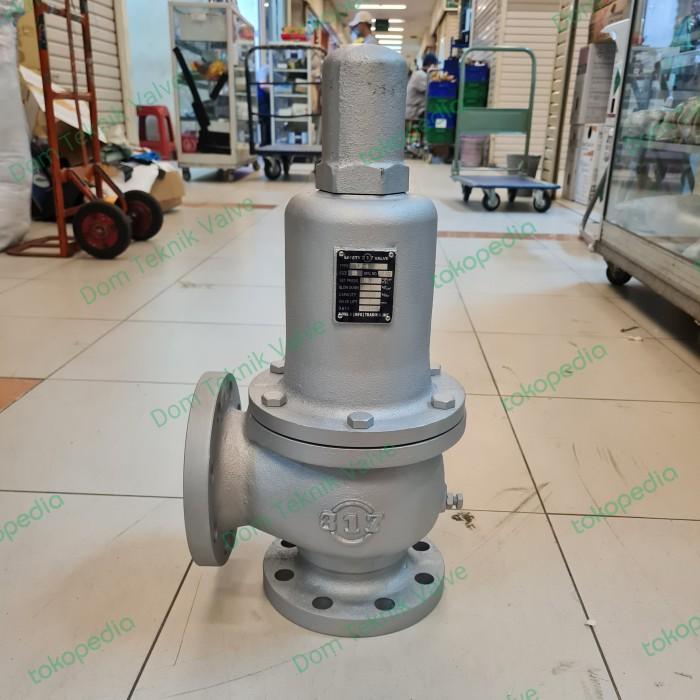 Jual safety valve 4" inch 317 DN100 JIS 10K cast iron besi non handle ...