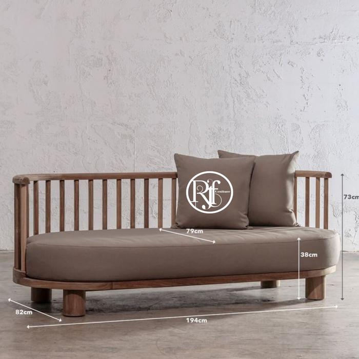 Jual sofa minimalis day bed kayu jati minimalis kursi sofa bangku busa jati - Kab. Jepara - Rara ...