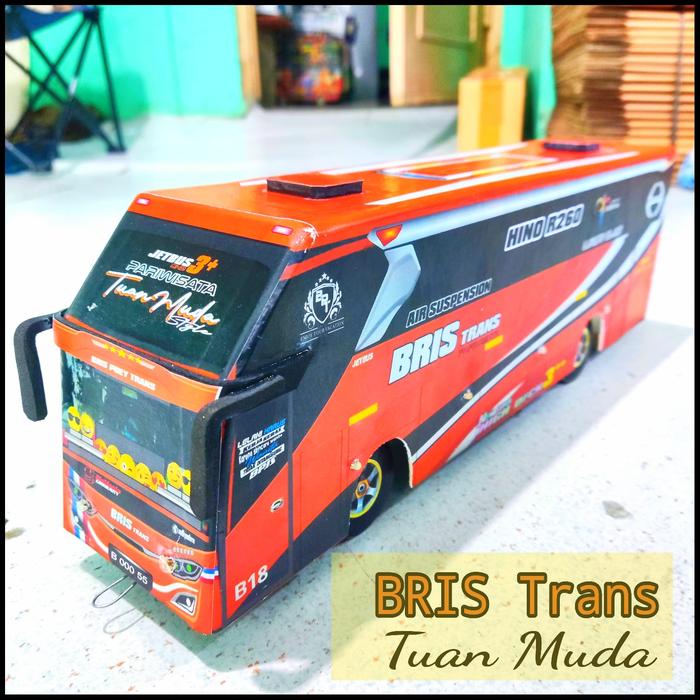 Jual Miniatur Bus Oleng Telolet Basuri - BRIS Tuan Muda, RC+Telolet ...