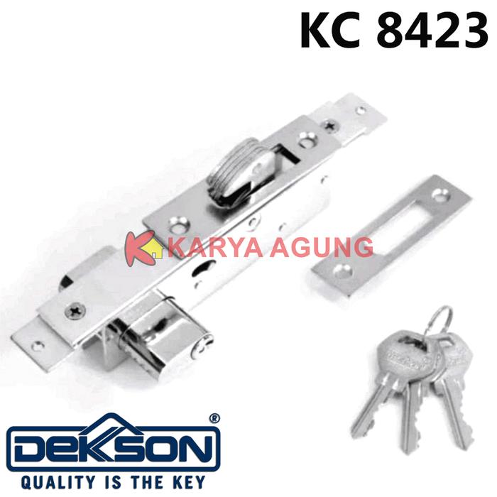 Jual Kunci Pintu Sliding Aluminium DEKKSON KC 8423 Pintu Geser Kait ...
