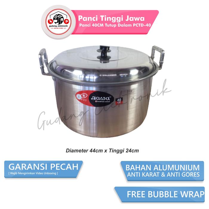 Jual Panci Jawa Besar Panci Tinggi Jawa 40CM Tutup Dalam PCTD-40 - Kota ...
