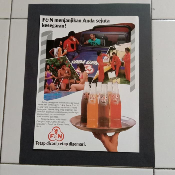Jual iklan warna Fanta F&N potongan majalah jadul kuno lawas - Kota ...