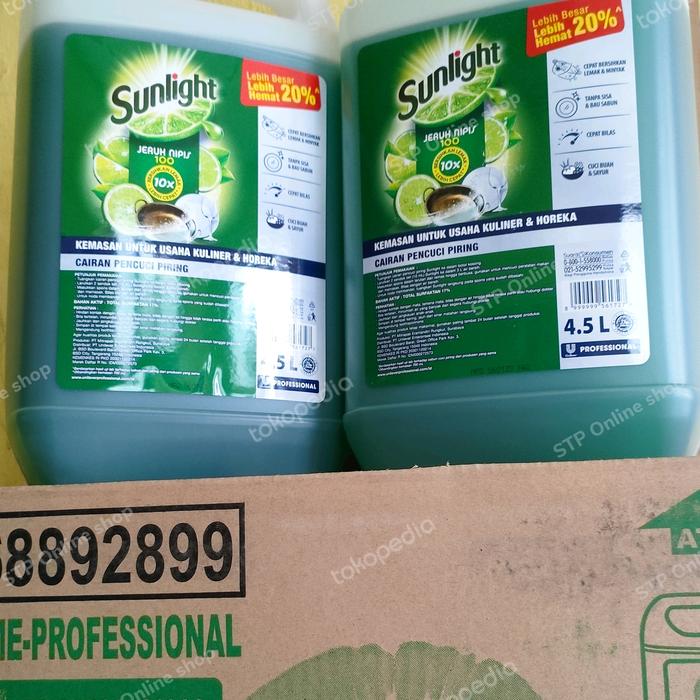Jual Sunlight 5 Liter Asli Produk Unilever| Khusus Grab Dan Gojek Di ...