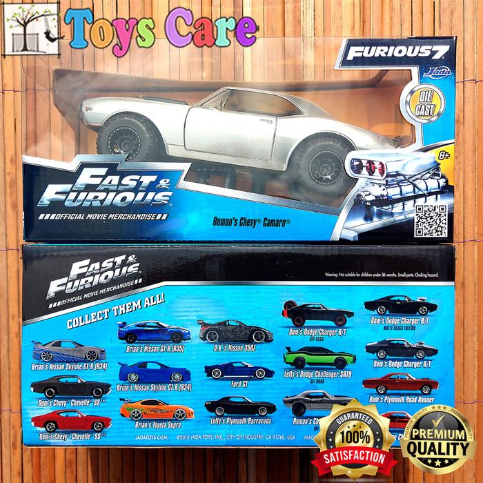 Jual JADA skala 24 FAST & FURIOUS 7 - ROMAN S CHEVY CAMARO SILVER MUSCLEE - Kota Tasikmalaya ...
