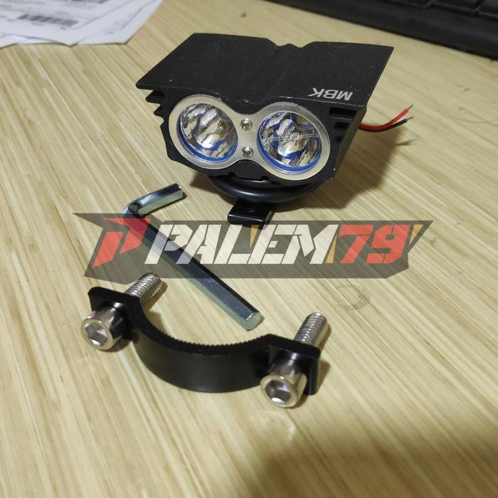 Jual Lampu Sorot LED 2 Mata CRF KLX 150 Dtracker Trail Supermoto ...