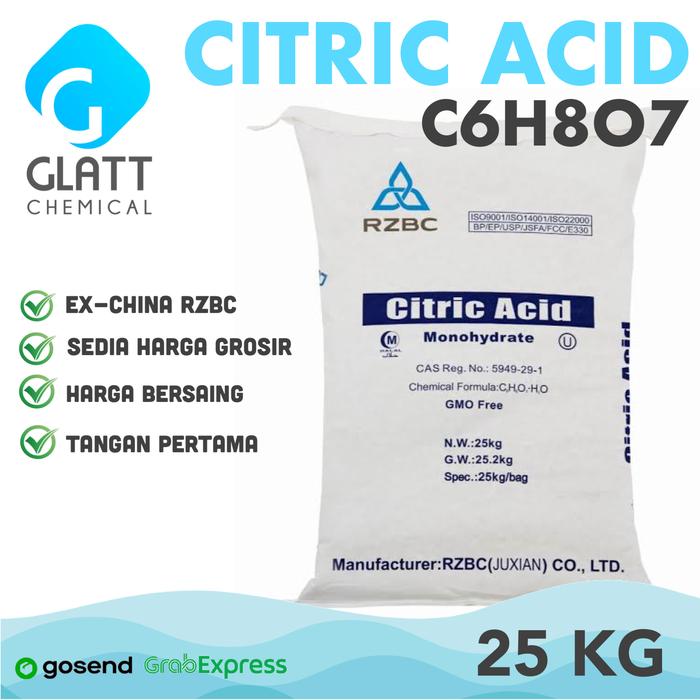 Jual Citric Acid Monohydrate 25 Kg - Asam Sitrat Sitrun Food Grade ...