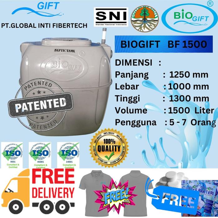 Jual Septik Tank biofil 2500 Liter,septic tank bio gift 2500 liter ...