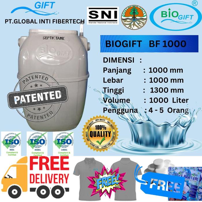 Jual Septic Tank Bio gift 1500 Liter,septic tank bio 1500 liter,septic ...
