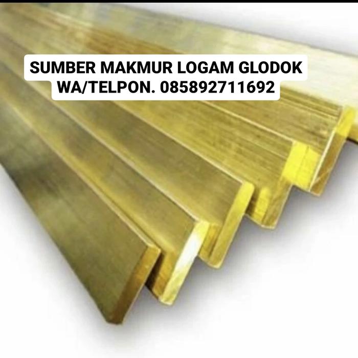Jual Plat Strip Kuningan 6mm X 30mm X 100mm / Strip Plat Kuningan ...