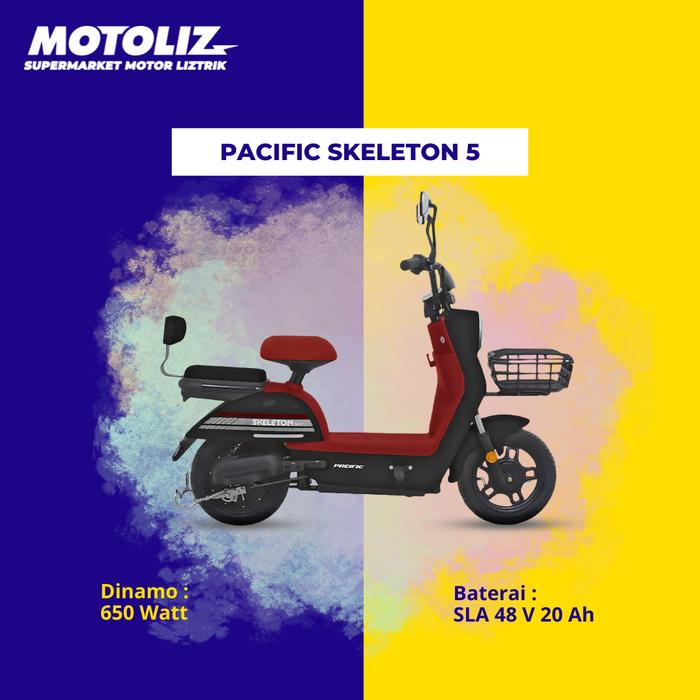 Jual PACIFIC SKELETON 5 SEPEDA LISTRIK GEJAYAN JOGJA ELECTRIC BIKE ...