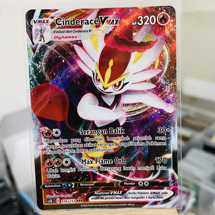 Jual Cinderace Vmax V max sc1b Kartu pokemon indonesia tcg card - Kota ...