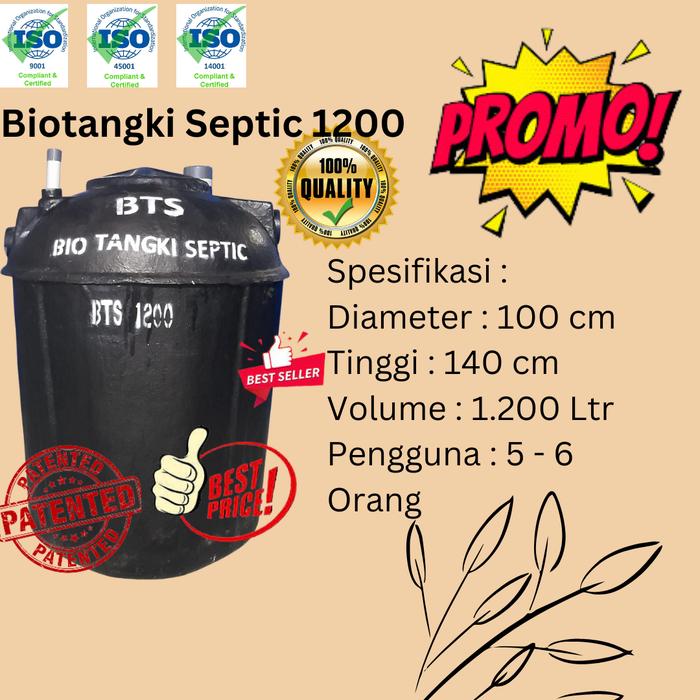 Jual Septic Tank Biotech 3000 Liter,septic tank biofil 3500 liter ...