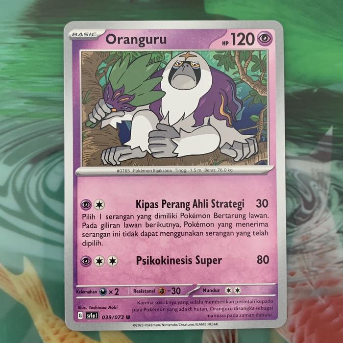 Jual Pokemon TCG Indonesia Oranguru SV1a 039 - Kab. Bekasi - Varian S ...