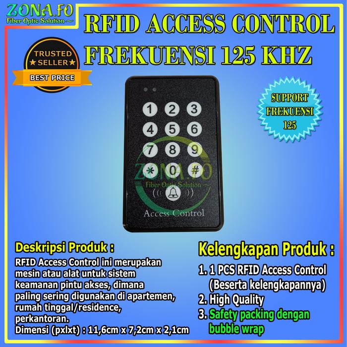 Promo Mesin RFID Access Control / Akses Kontrol / Mesin Access Door ...