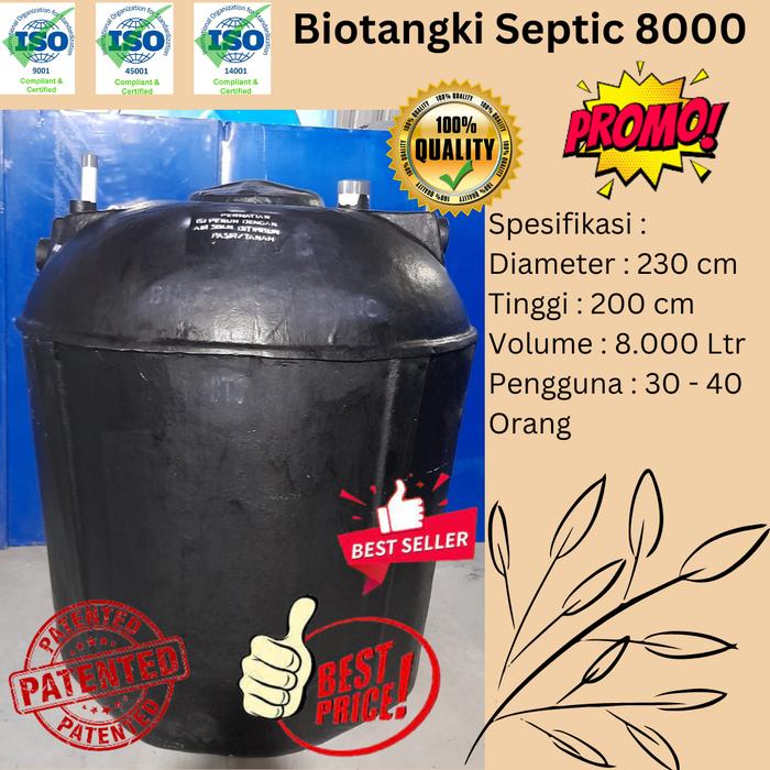 Jual Septic Tank Biotech 8000 Liter,septic tank bio filter 8 m3,septic ...
