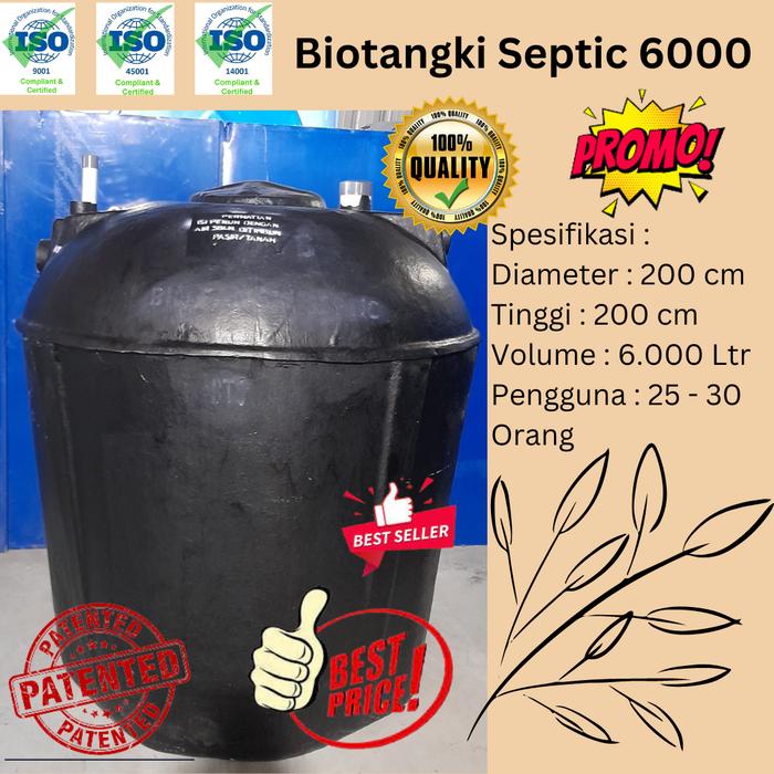 Jual Septic Tank Biotech 3000 Liter,septic tank biofil 3500 liter ...