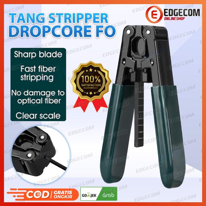 Jual tang Pengupas Kabel Dropcore / Fiber Optic Stripper FTTH Hijau ...