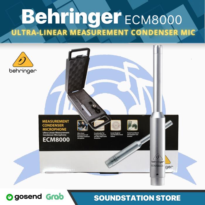 Promo BEHRINGER ECM8000 Ultra Linear Measurement Condenser Microphone ...