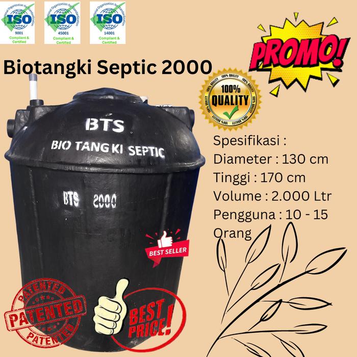 Jual Septic Tank Biotech 3000 Liter,septic tank biofil 3500 liter ...