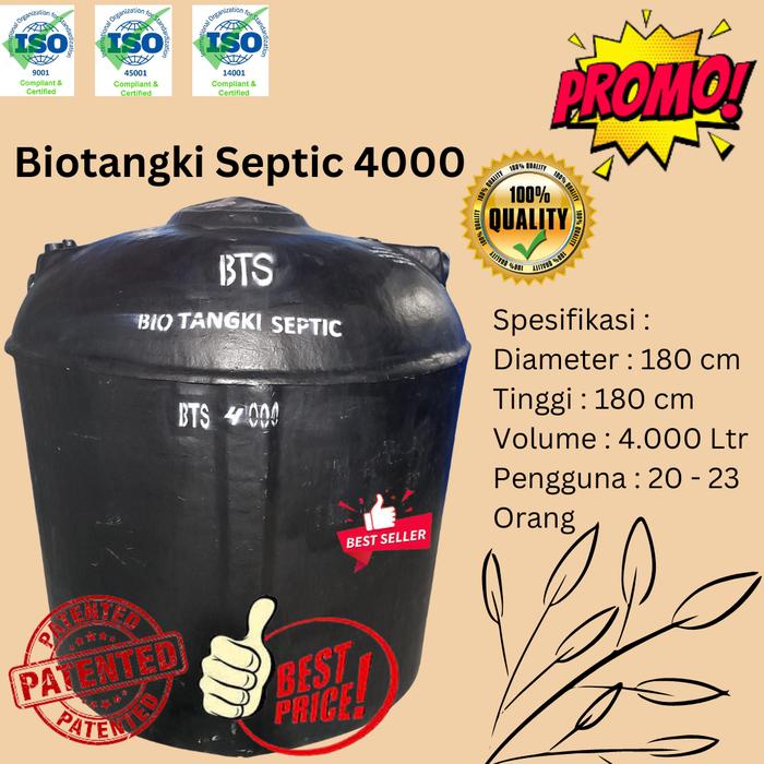 Jual Septic Tank Biotech 3000 Liter,septic tank biofil 3500 liter ...
