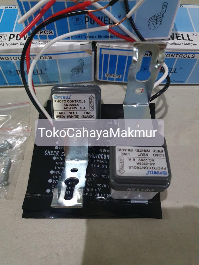 Promo Photocell / Fotocell / Fotoswitch 3A/6A Sensor Cahaya Otomatis ...
