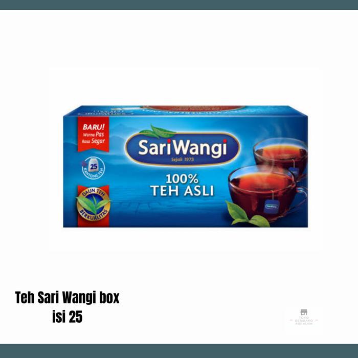 Jual teh celup sariwangi 25 pcs / teh sari wangi box isi 25 - Jakarta ...