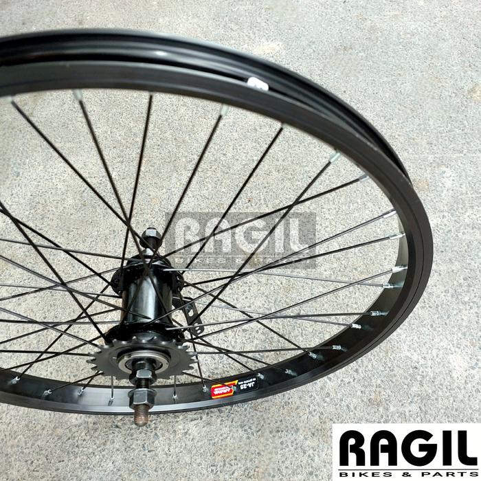 Jual WHEELSET SEPEDA 20 INCH TORPEDO ARAYA JA25 VELG RIM RIMS JARI RODA ...