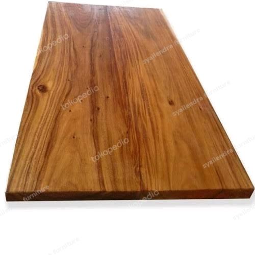 Jual table top mohony / top table/papan daun meja mahony - 100x60 - Kab ...