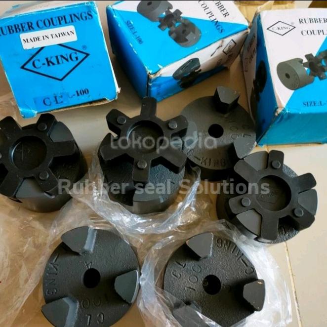 Jual Coupling L-100 kopling Love joy C-KING Jaw coupling L-100 C-KING ...