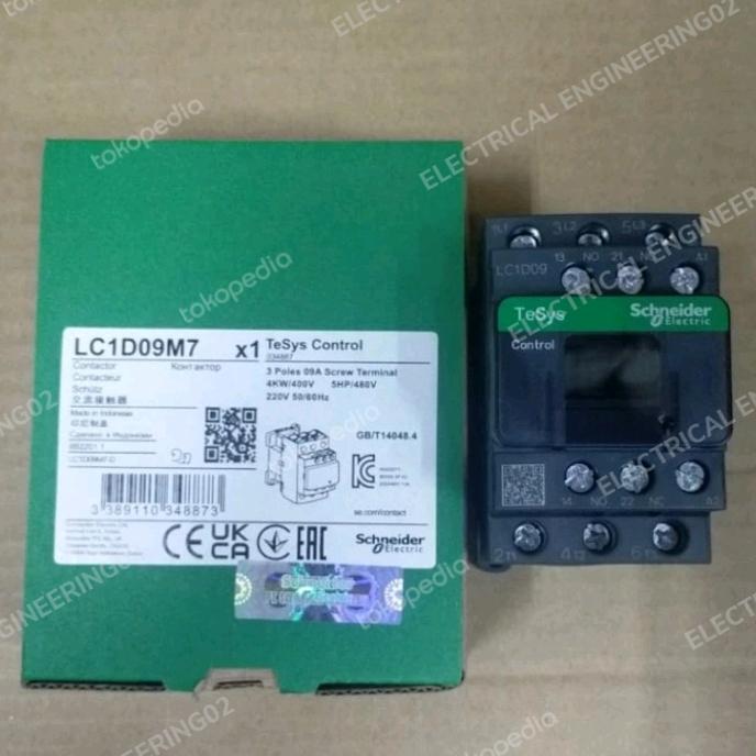 Jual CONTACTOR SCHNEIDER LC1D09M7 220V SCHNEIDER ORIGINAL NEW - Jakarta Pusat - ELECTRICAL ...