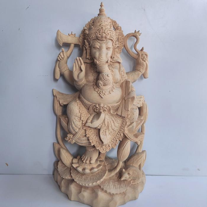 Jual PATUNG GANESHA - ARCA DEWA GANESHA BALI - KAYU 45 CM - Kab ...