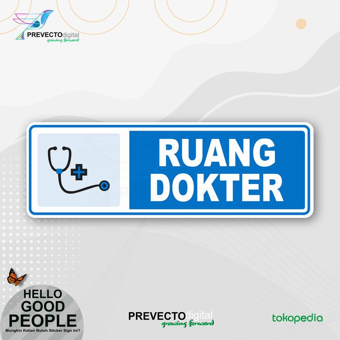 Jual Sticker Information Sign Rambu Ruang Dokter - Jakarta Barat ...