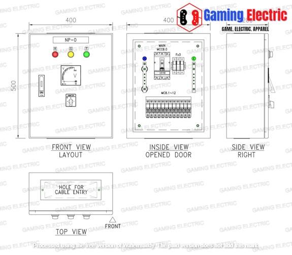 Jual Panel Listrik Pembagi 3 Phase 12 Group Main 50A - Kab. Bogor ...