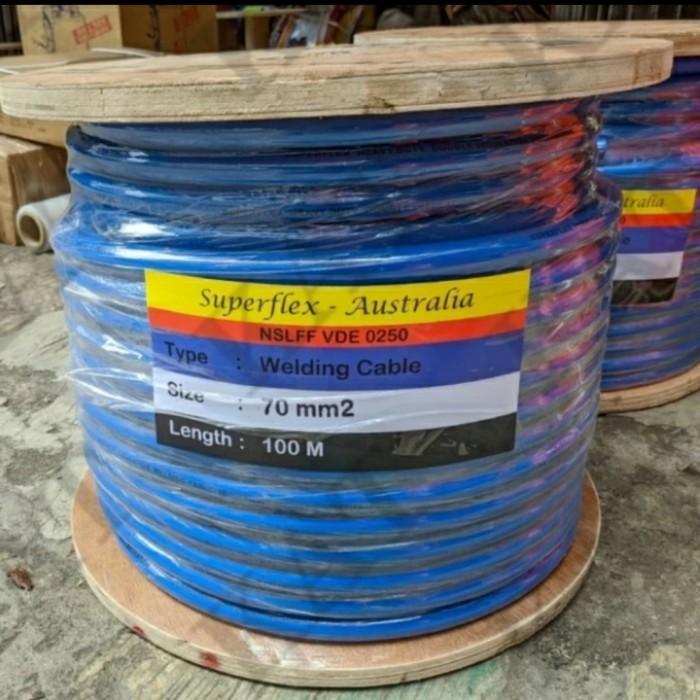 Jual Kabel Las Superflex size 70mm x 100mm 100% Full tembaga - Orange ...