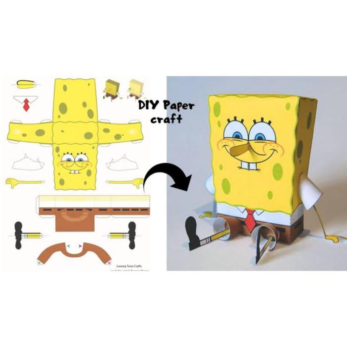 Jual DIY Papercraft SpongeBob - Kota Depok - Verero Shop | Tokopedia