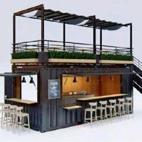 Jual Cafe container /booth container custom /kontainer jualan custom ...