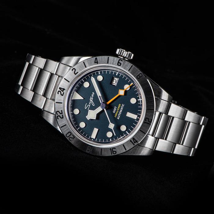 Jual Sugess Heritage S431 BB GMT (Seiko NH34 GMT movement) - Biru ...