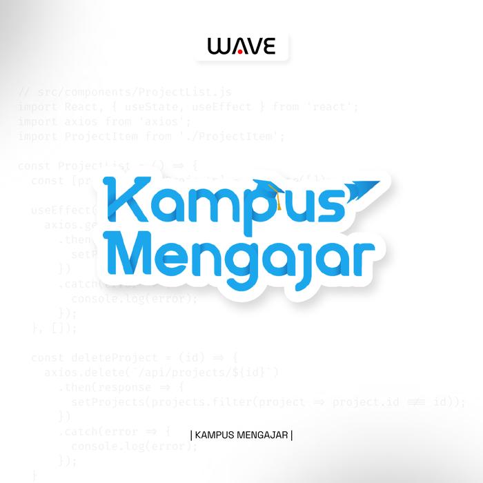 Jual Cutting Sticker Kampus Mengajar Bahan Vinyl Laminasi Doff ...